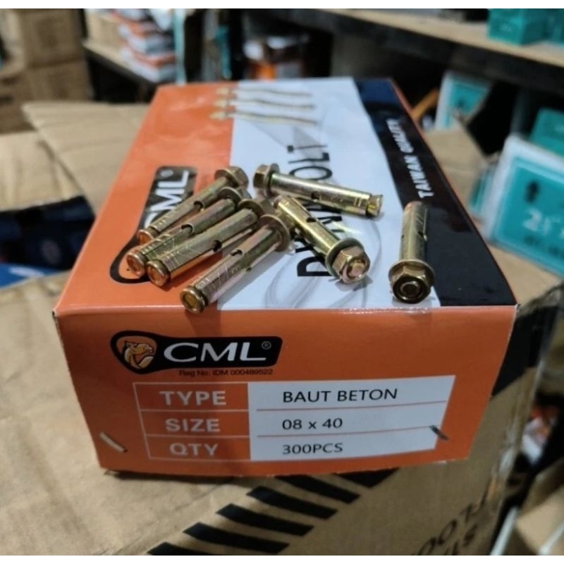 Jual 1pcs 8 x 40 Baut Dynabolt Dinabolt Tembok Beton CAMEL 8x40 ...