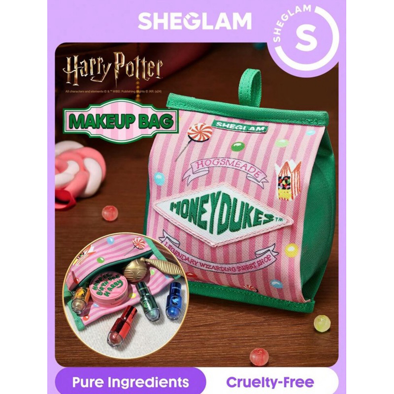 Jual SHEGLAM Harry Potter Honeydukes Makeup Bag Pouch Travel | Shopee ...