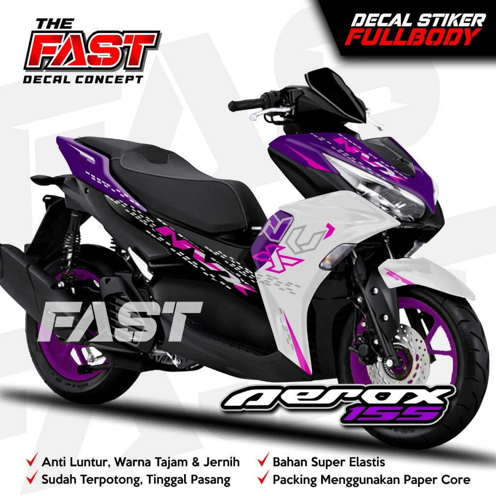 Jual Stiker Decal Aerox Terbaru Sticker Striping Aerox New Motif ...