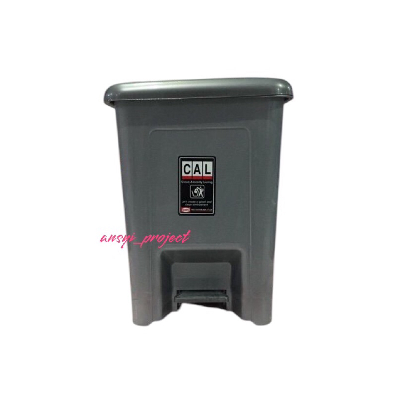 Jual Tempat Sampah injak shinpo abu kotak / tempat sampah injak 10 liter merk shinpo | Shopee ...
