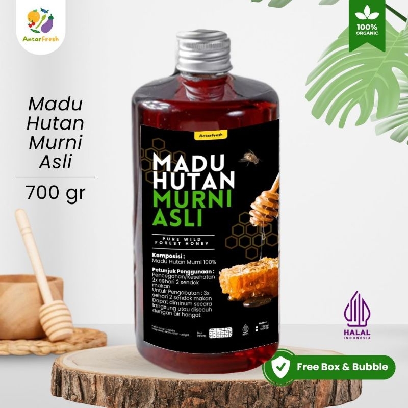 Jual Madu Hutan 750Gr ORIGINAL AntarFresh / Madu Hutan Asli tanpa ...