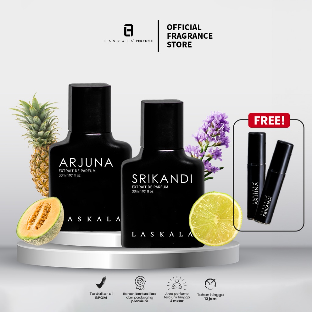 Jual Laskala Perfume Paket Bundling Arjuna Srikandi | Shopee Indonesia
