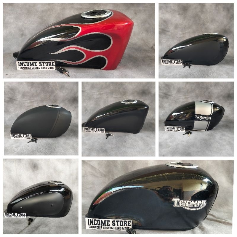 Jual Tangki Japstyle Tangki Custom Tangki Motor Custom Japstyle Bobber ...