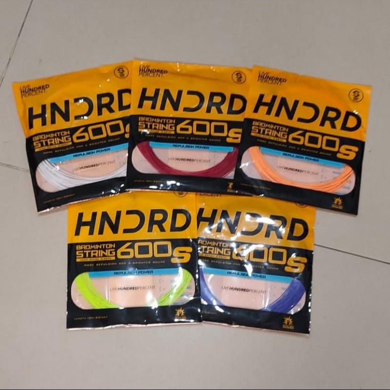 Jual Senar Badminton Hundred HNDRD STRING 600S 600 S ORIGINAL | Shopee ...