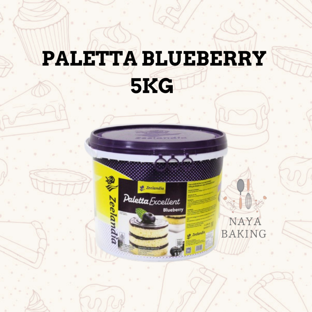 Jual PALETTA BLUBERRY 5KG/ SELAI BLUEBERRY KEMASAN 5KG | Shopee Indonesia