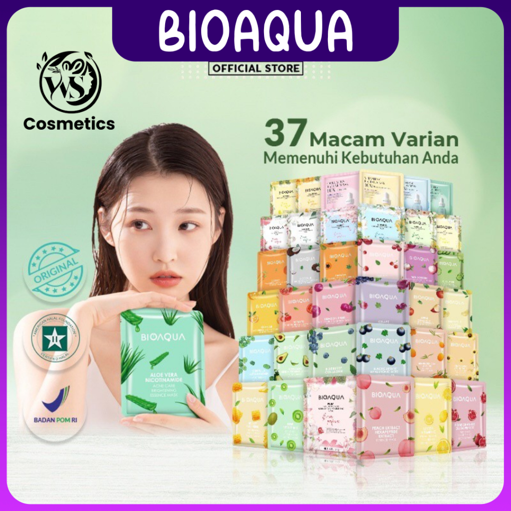 Jual BIOAQUA ESSENCE MASK 25G | Shopee Indonesia