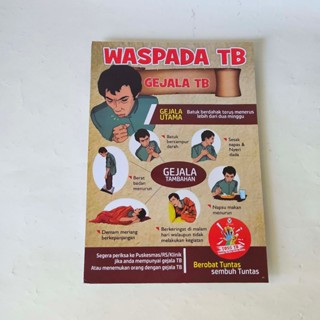 Jual Poster Waspada TB, Poster Edukasi Tuberculosis, TOSS TB, Poster ...