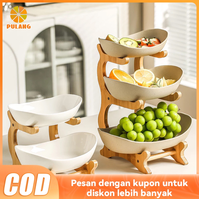 Jual Pulang Nordic Tempat Buah Estetik Piring Piring buah camilan mewah ...