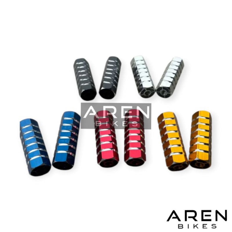 Jual PANCATAN JALU SEPEDA ALLOY ALUMUNIUM FOOT PEG PENAHAN KAKI AS RODA ...