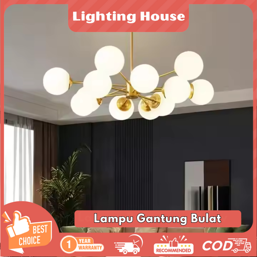 Jual LIGHTING HOUSE GARANSI 1 TAHUN Lampu gantung minimalis ruang tamu ...