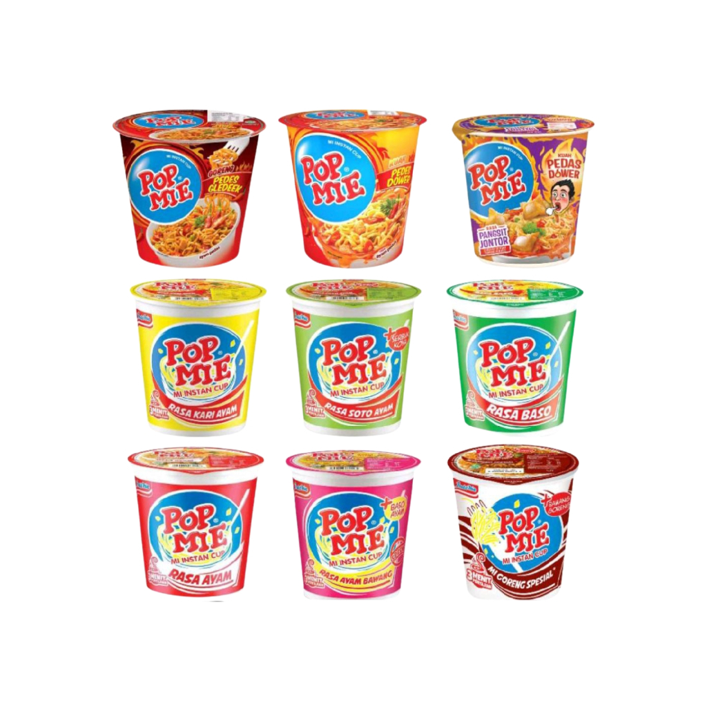 Jual POP MIE INDOMIE Mie Instant Kemasan Cup Praktis Popmie Mini Instan ...