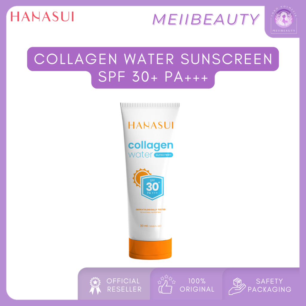 Jual Hanasui Collagen Sunscreen SPF 30 | Kolagen Sunblock dengan ...