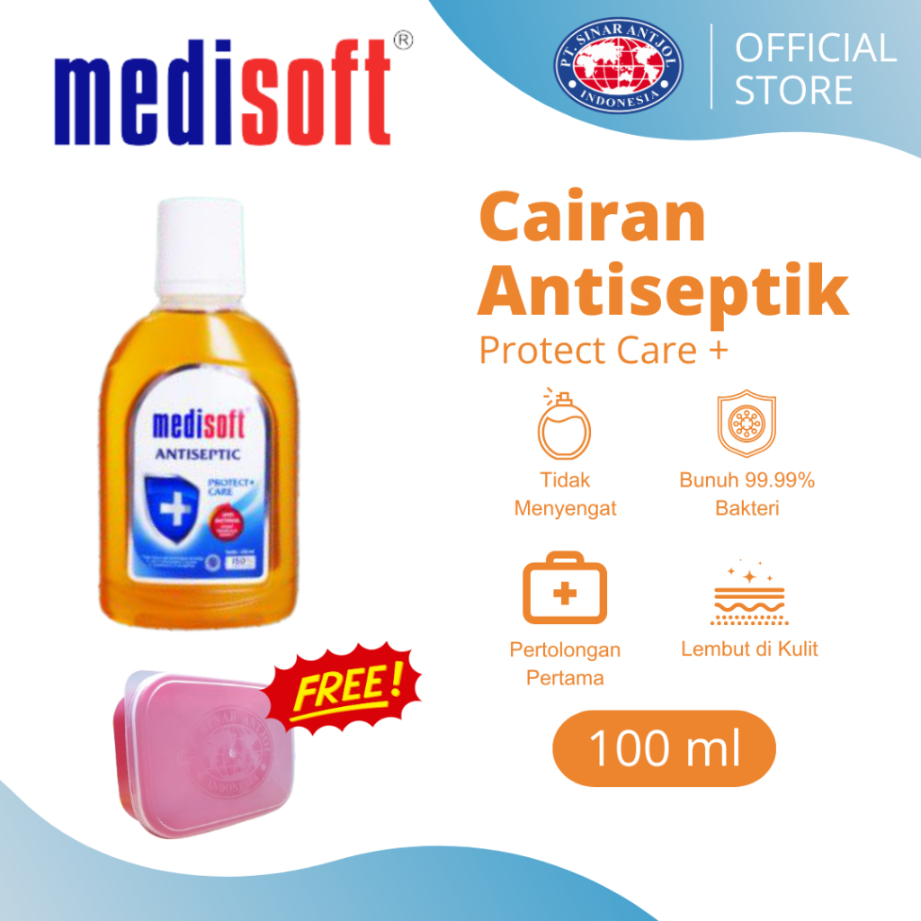 Jual Medisoft Antiseptic Liquid 100ml - Cairan Antiseptik Multiguna ...
