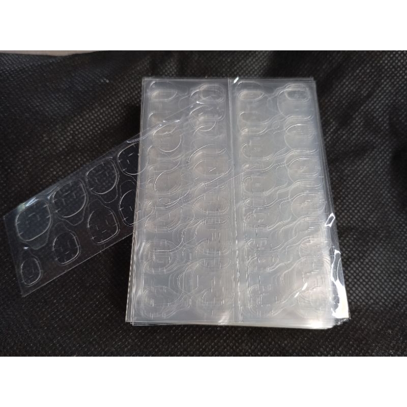 Jual lem tempel untuk kuku palsu,, tranparan isi 12pcs | Shopee Indonesia