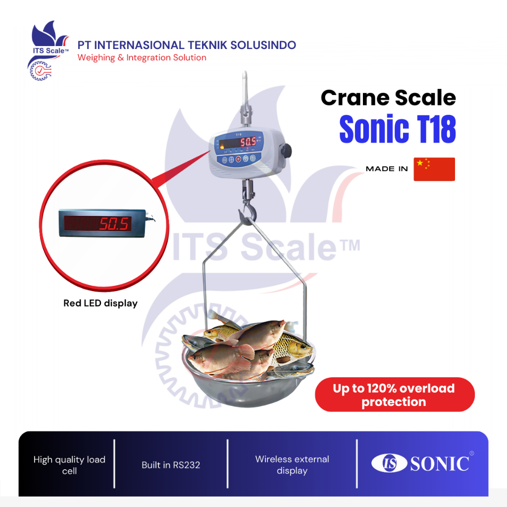 Jual Indicator Sonic T18/Indicator Floorscale Palletscale jembatan ...