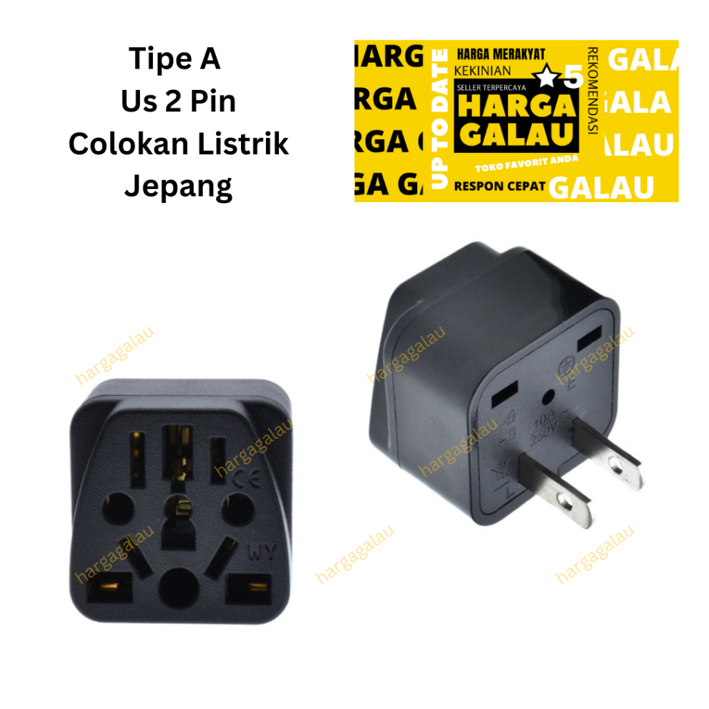 Jual Tipe A Us 2 pin Colokan Listrik Vietnam Jepang USA China Taiwan ...