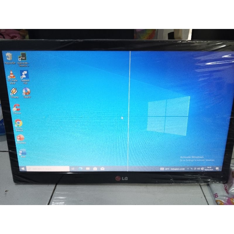Jual MONITOR LG 19 INCHI MINUS GARIS SEHELAI DITENGAH TANPA KAKI ...