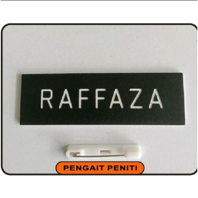 Jual Papan Nama Dada Name Tag Grafir | Shopee Indonesia