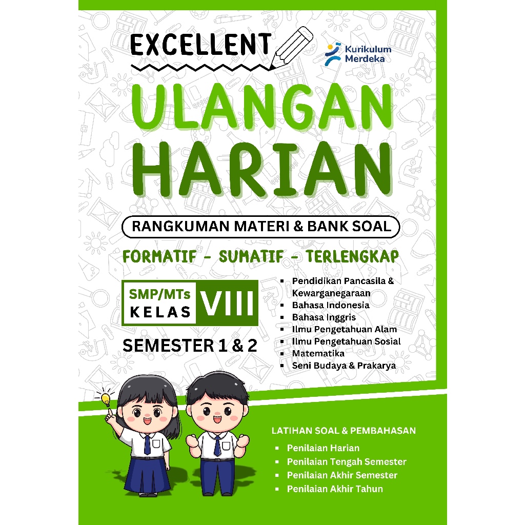 Jual Garda Cendekia - Buku Excellent Ulangan Harian Smp/Mts Kelas VII ...