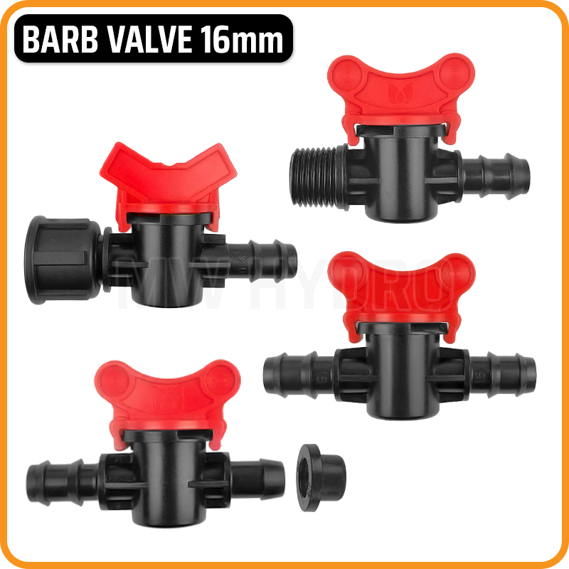 Jual Barb Valve 16 mm | Konektor Selang PE Irigasi Hidroponik | Shopee Indonesia