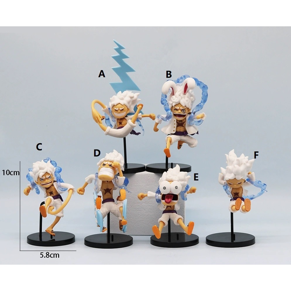 Jual Luffy One Piece Gear 5 Lightning God Action Figures | Shopee Indonesia