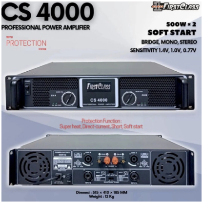 Jual POWER AMPLI FIRSTCLASS CS4000 / CS-4000 / CS 4000 | Shopee Indonesia