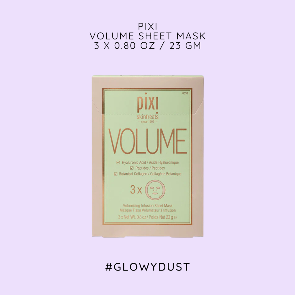 Jual READY Pixi Vitamin C / Volume / Glow Sheet Mask 3x23g | Shopee ...