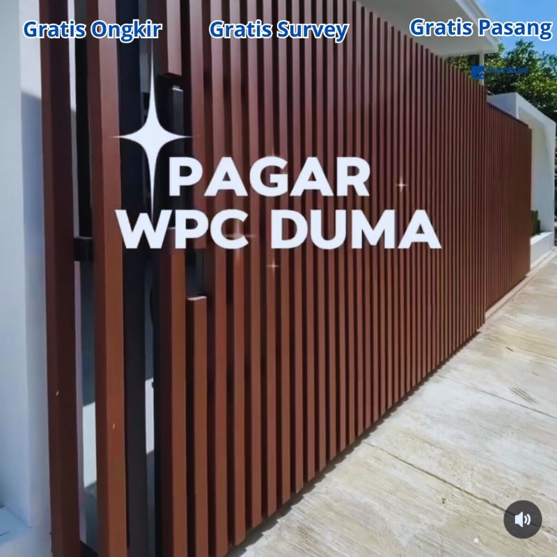 Jual Pagar wpc outdoor / Pagar wpc motif kayu / Pagar wpc kayu | Shopee ...