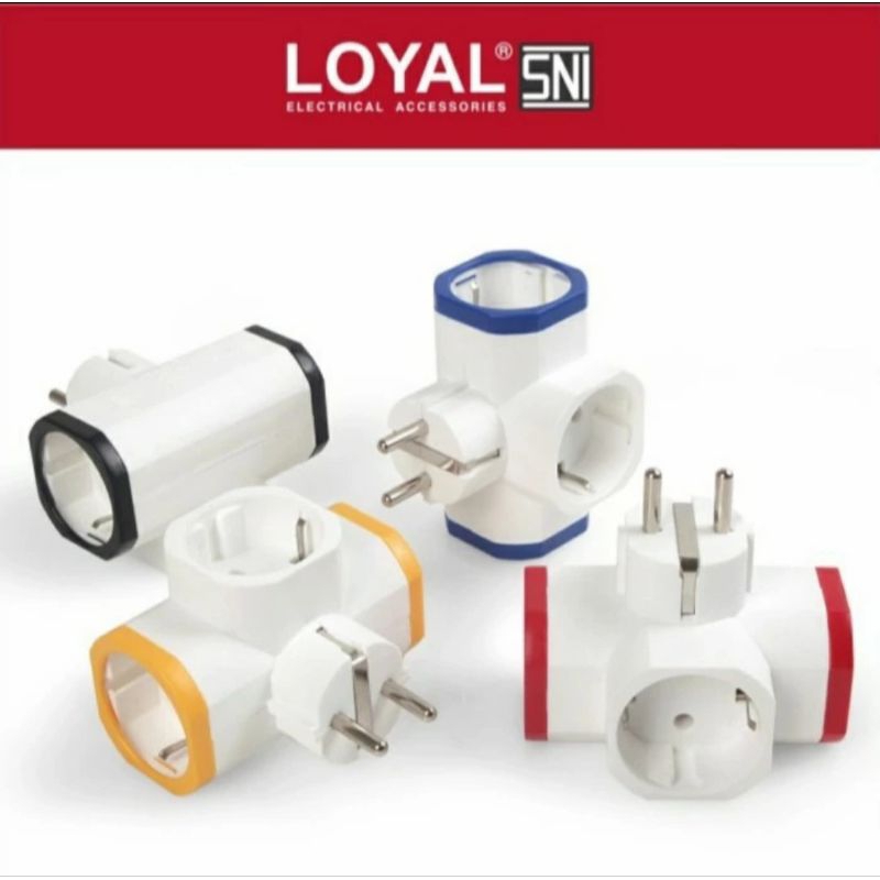 Jual Steker T Arde Colokan Listrik Stop Kontak T 3 Lubang Loyal LY-912 ...