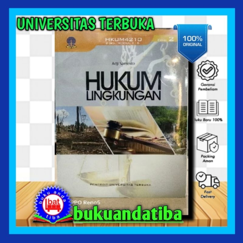 Jual HUKUM LINGKUNGAN - ADJI SAMEKTO - UNIVERSITAS TERBUKA - UT ...
