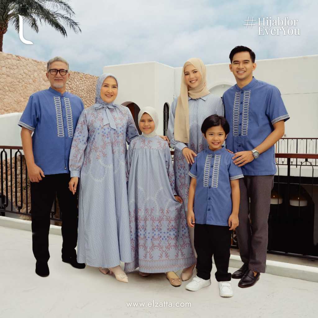 Jual ELZATTA COUPLE KELUARGA SARIMBIT RABAT SERIES MOTIF BAHAN POLY ...