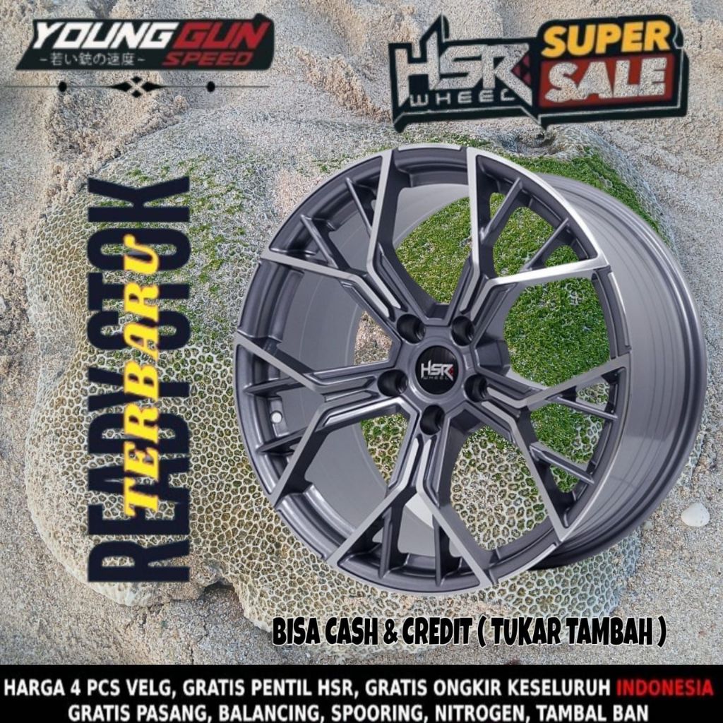 Jual velg original hsr r19 type lopok for mobil bmw | Shopee Indonesia