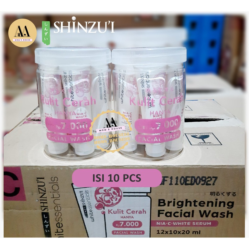 Jual TERMURAH - Shinzu’i Facial Wash Snow Mushroom 20 ml x 10 pcs ...