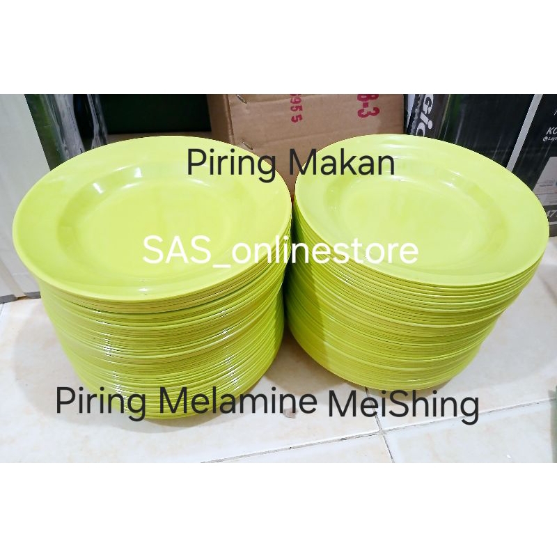 Jual Piring Makan Melamine Diameter 22cm/Piring Melamin MeiShing ...