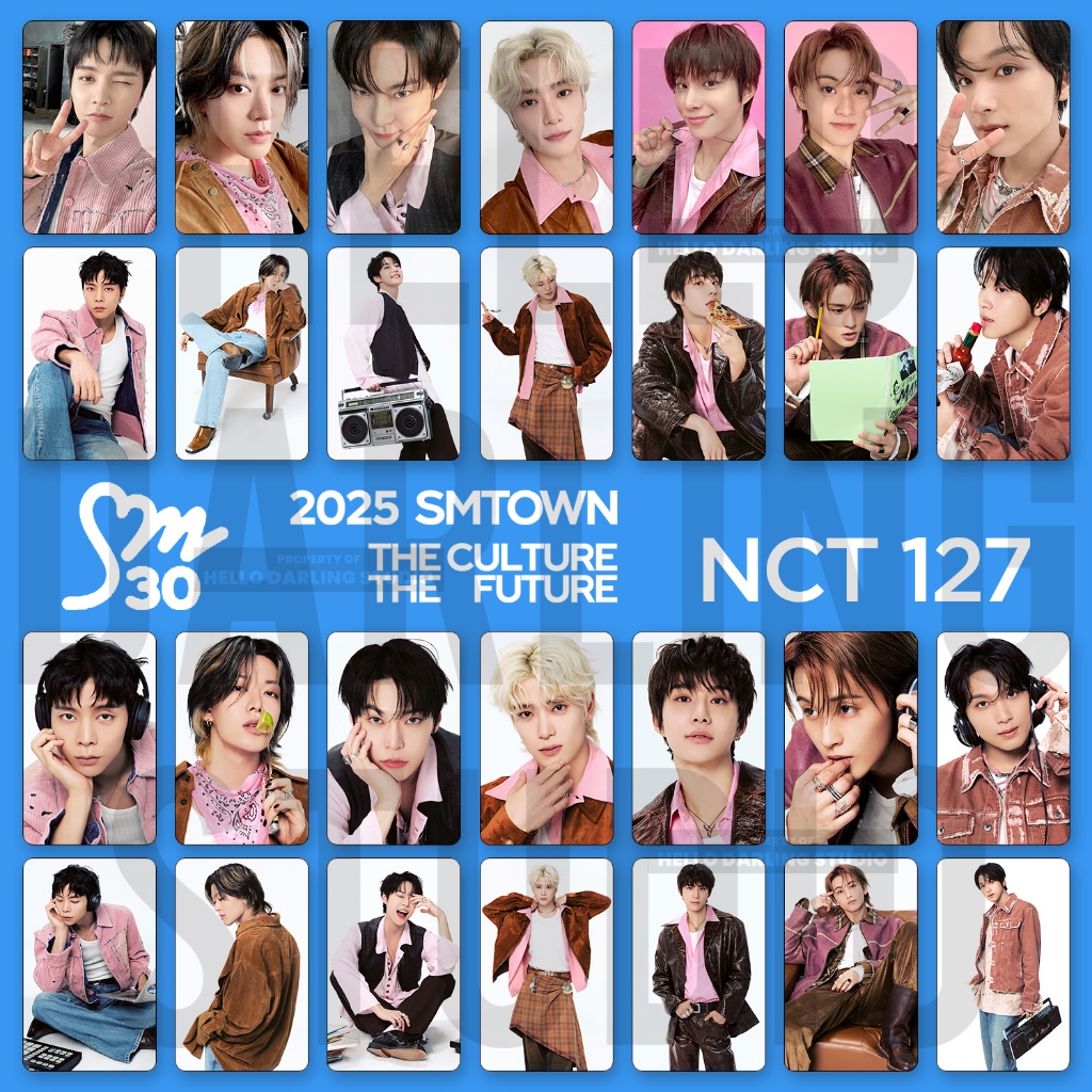 Jual NCT 127 SMTOWN 2025 Photocard Set. Unofficial. Fan Made. | Shopee Indonesia