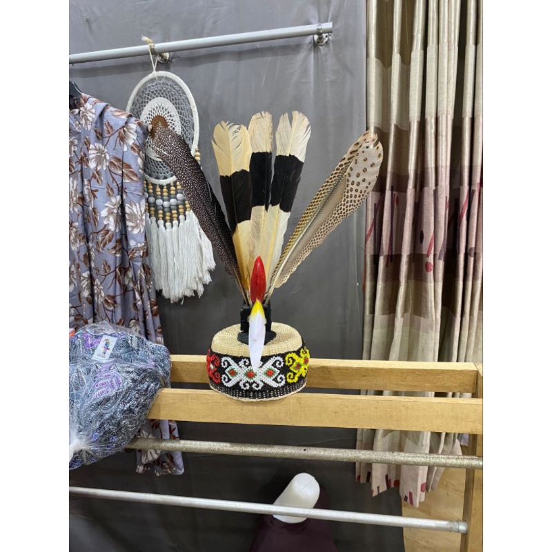 Jual TOPI DAYAK KEPALA ENGGANG-TOPI KEPALA BURUNG DAYAK | Shopee Indonesia