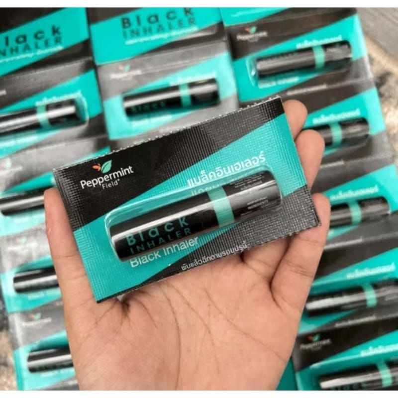 Jual PEPPERMINT BLACK INHALER BLACK INHALER PEPPERMINT Pereda Hidung ...