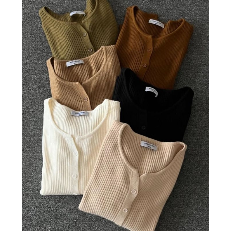 Jual 𝐇𝐚𝐫𝐮 𝐎𝐮𝐭𝐞𝐫 | outer polos berbahan knit | Shopee Indonesia