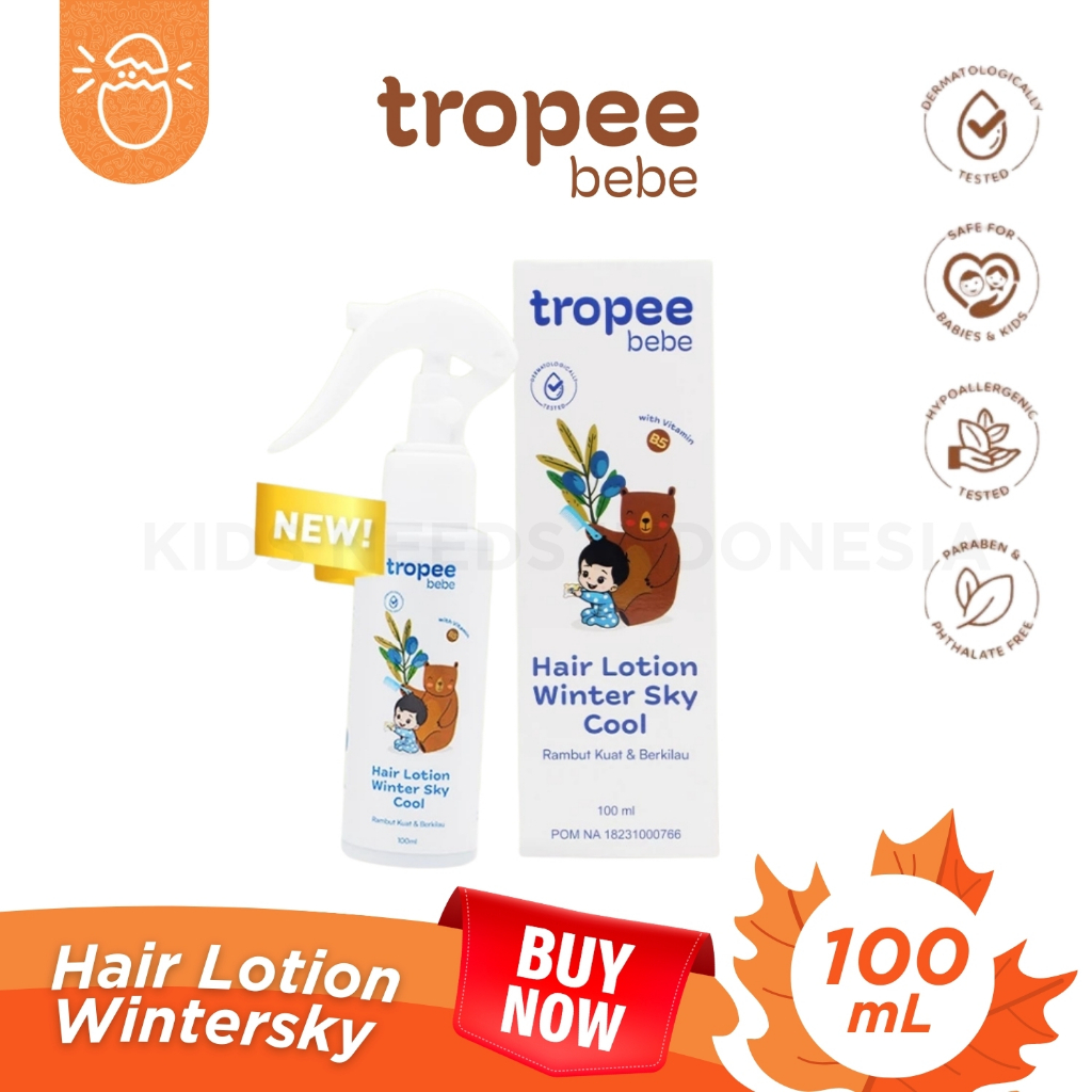 Jual Tropee Bebe Hair Lotion Winter Sky 100ml Perawatan Kesehatan ...