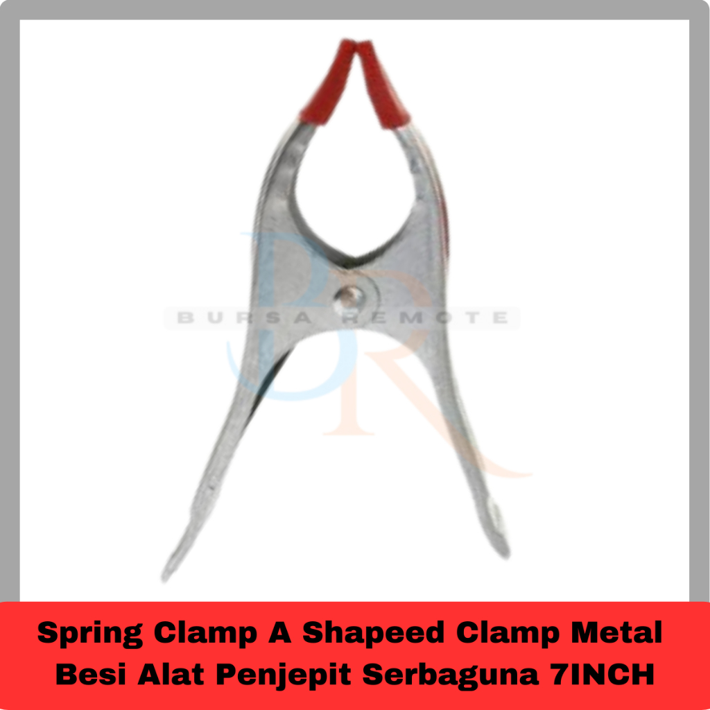 Jual Spring Clamp A Shapeed Clamp Metal Besi Putih Merah Alat Penjepit ...