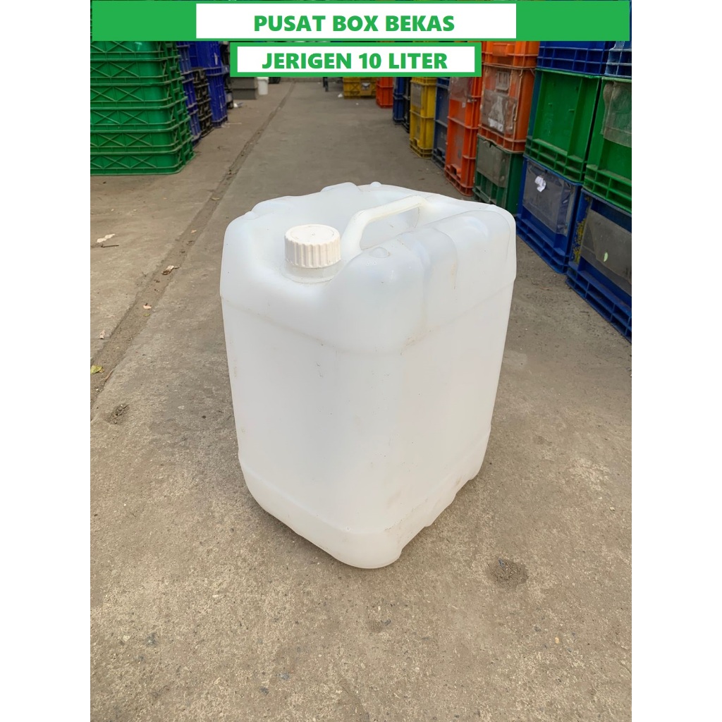 Jual jerigen wadah minyak 10 liter Derigen Drigen Putih 10kg jerigen 10 liter serbaguna | Shopee ...