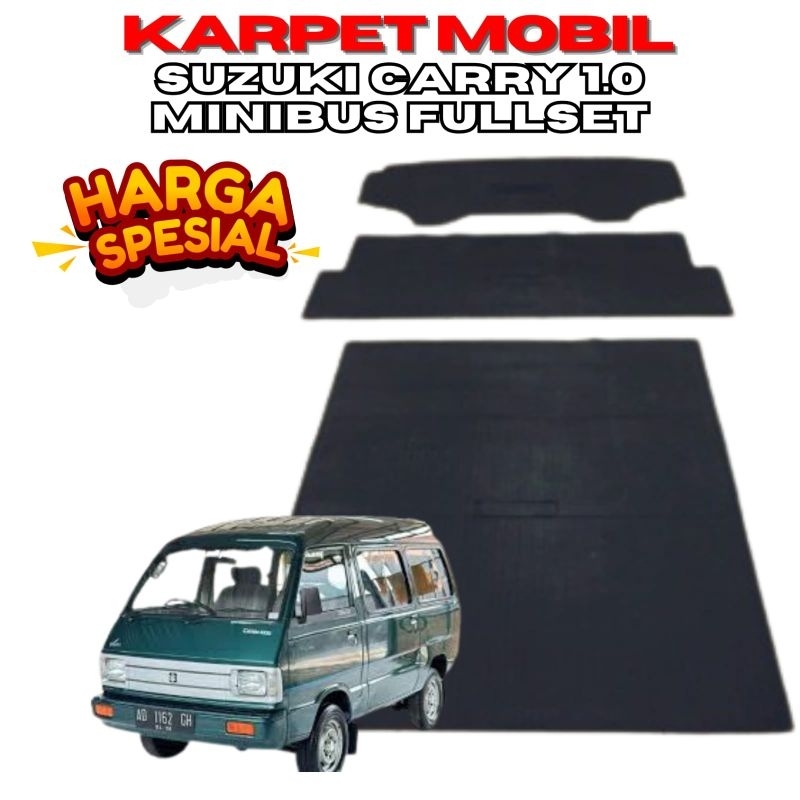 Jual Karpet Karet full set Mobil suzuki carry 1,0 minibus | Shopee ...