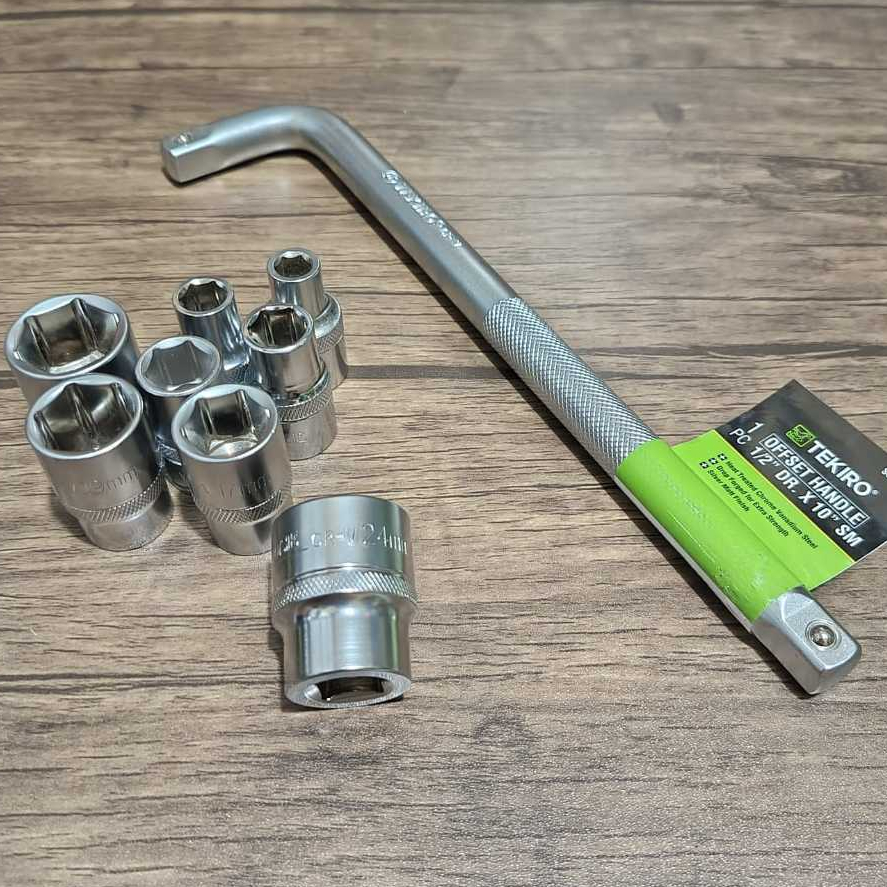 Jual PROMO - 1PCS/SET 8 - 24 mm Mata Sock Shock 1/2 Inch 6 PT Chrome Vanadium - Kunci Sok ELLKA ...