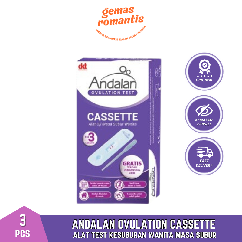 Jual Andalan Ovulation Test Kit x 3 - Test Pack Kesuburan Test Kit Alat ...