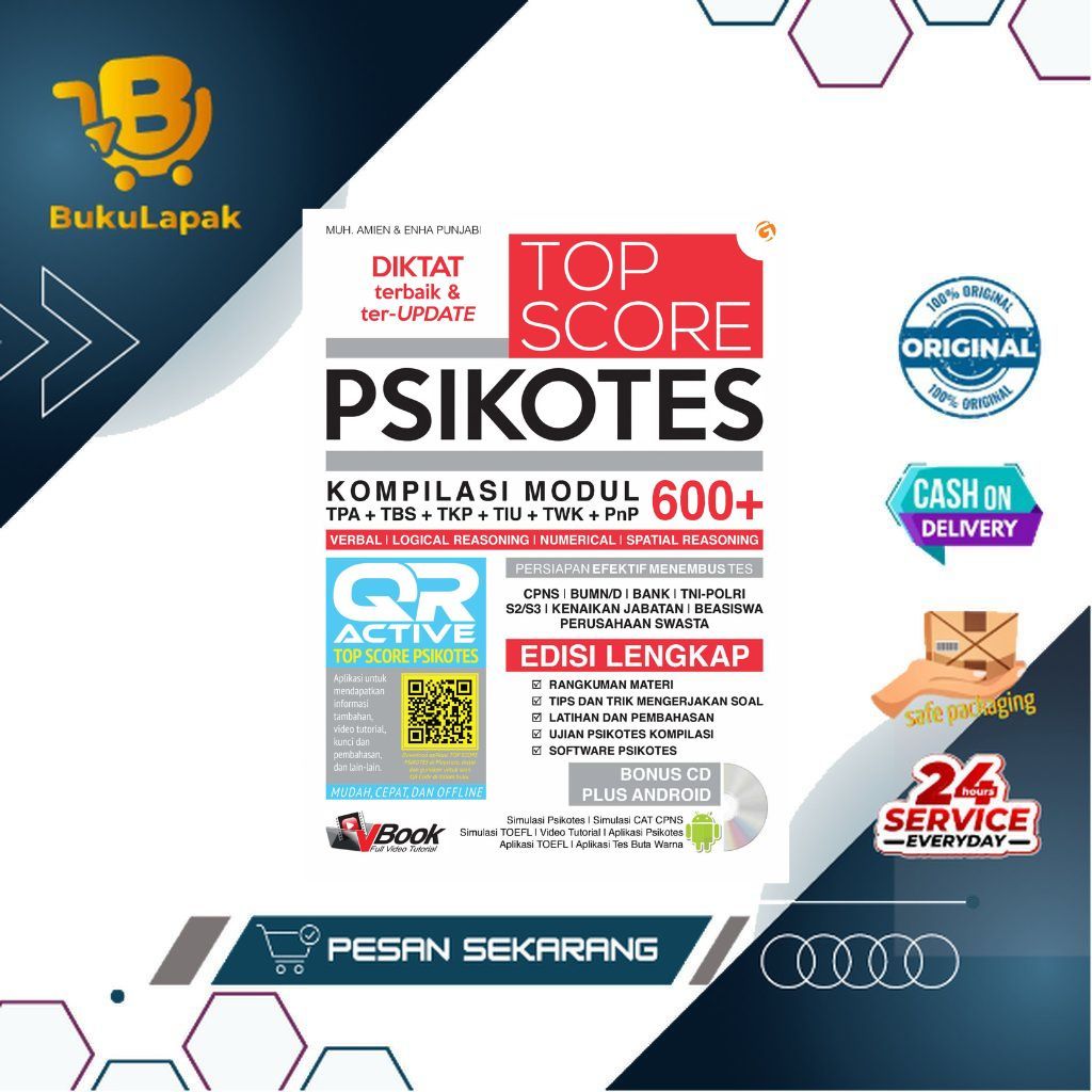 Jual Buku Psikotes - TOP SCORE PSIKOTES -Buku TPA Psikotes | Shopee ...
