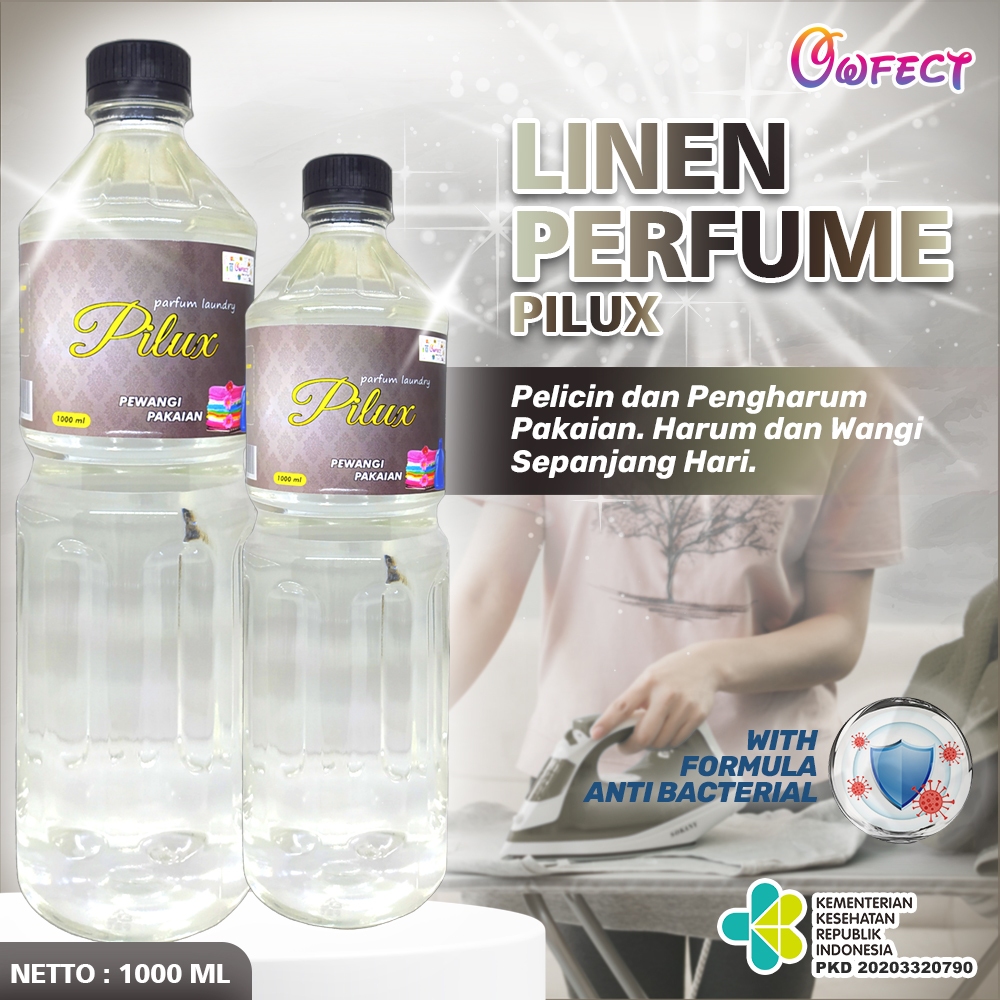 Jual OWFECT Parfum Laundry PILUX/Pewangi Pakaian laundry kemasan 1000ml ...