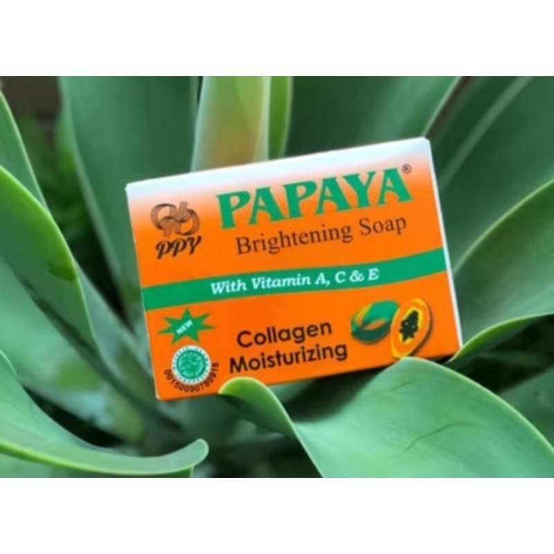 Jual Papaya Brightening Soap Collagen Moisturizing With Vitamin A, C ...
