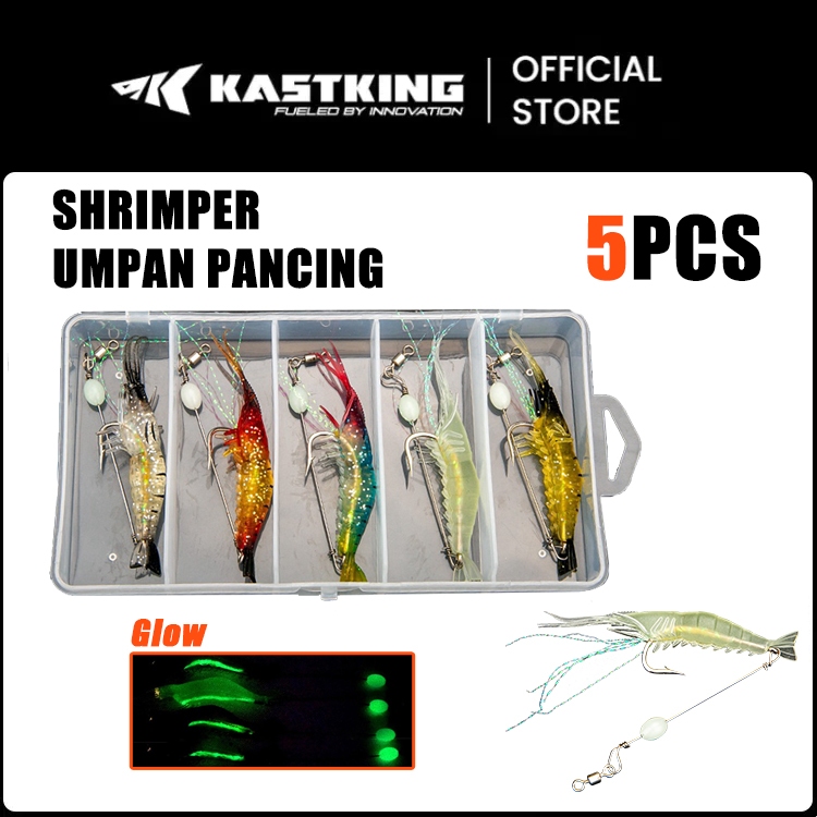 Jual [OFFICIAL] KASTKING set box 5Pcs Udang Umpan Pancing 9cm/5.6g ...