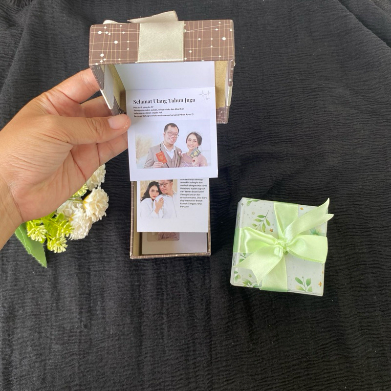Jual Mini Photo Box Kotak Foto Album Tarik | Shopee Indonesia