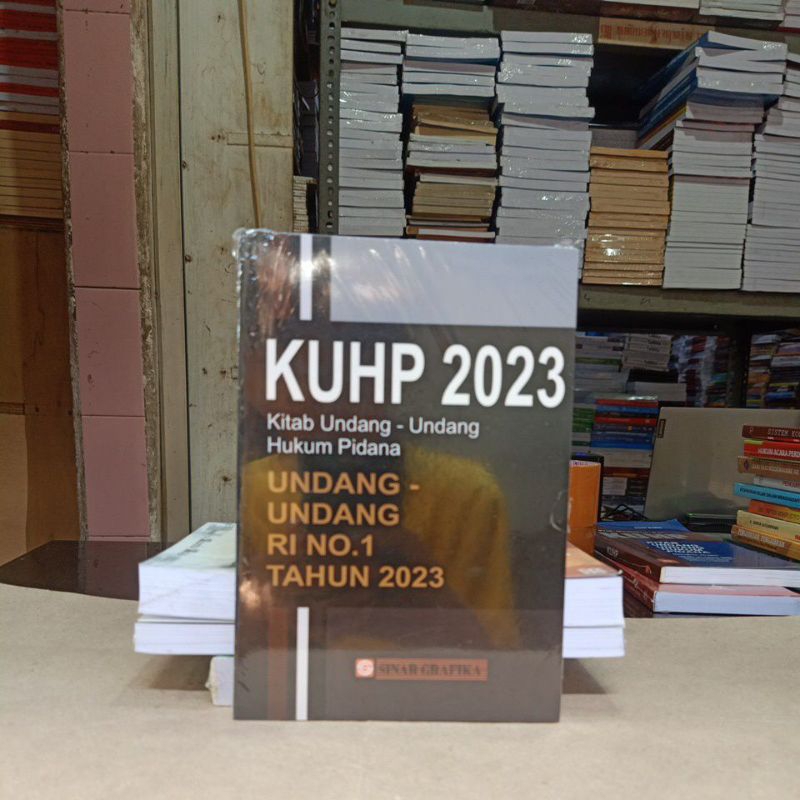 Jual buku KUHP 2023 udang udang RI No.1 Tahun 2023 | Shopee Indonesia
